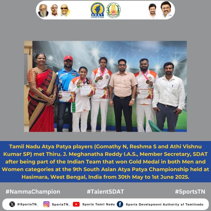 Sports Development Authority of Tamilnadu - TN - SDAT- Aadukalam